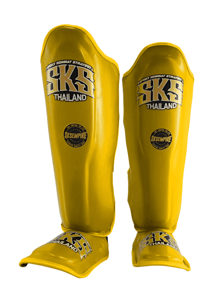SKS Empire Shin Pads - Yellow – Muay Thailand